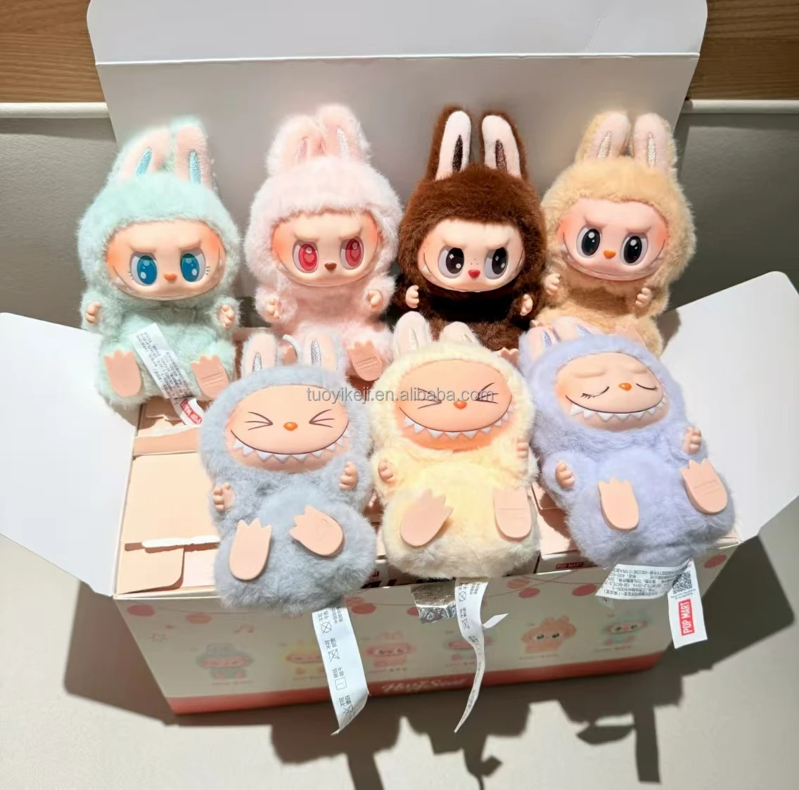 100% Original Popmart for Labubu Monsters Cute Funny PVC Vinyl Plush ...