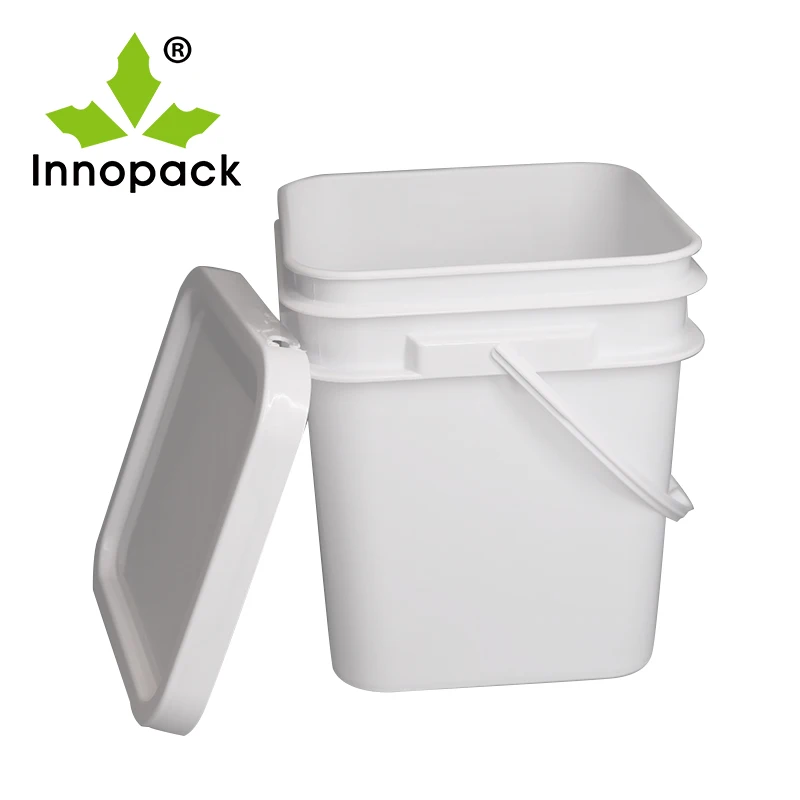 3.7 Litre Square Plastic Buckets With Lids,On Sale - Buy Plastic ...