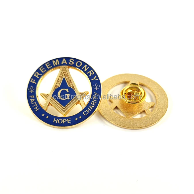 Masonic Turtle Pin - Custom Lapel Badge with Symbolic Meaning