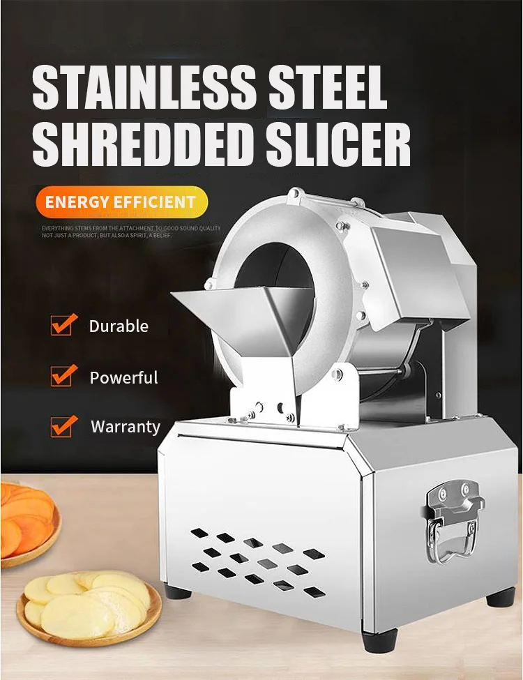 2021 Small Mini Ginger Sweet Potato Peeling & Slicing Machine - HOUPLUS