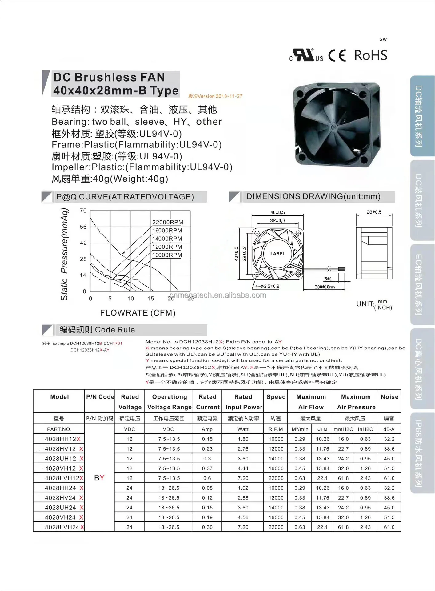8.4V 22000rpm Brushless Car Radiator Dc Exhaust Fan - Cooling
