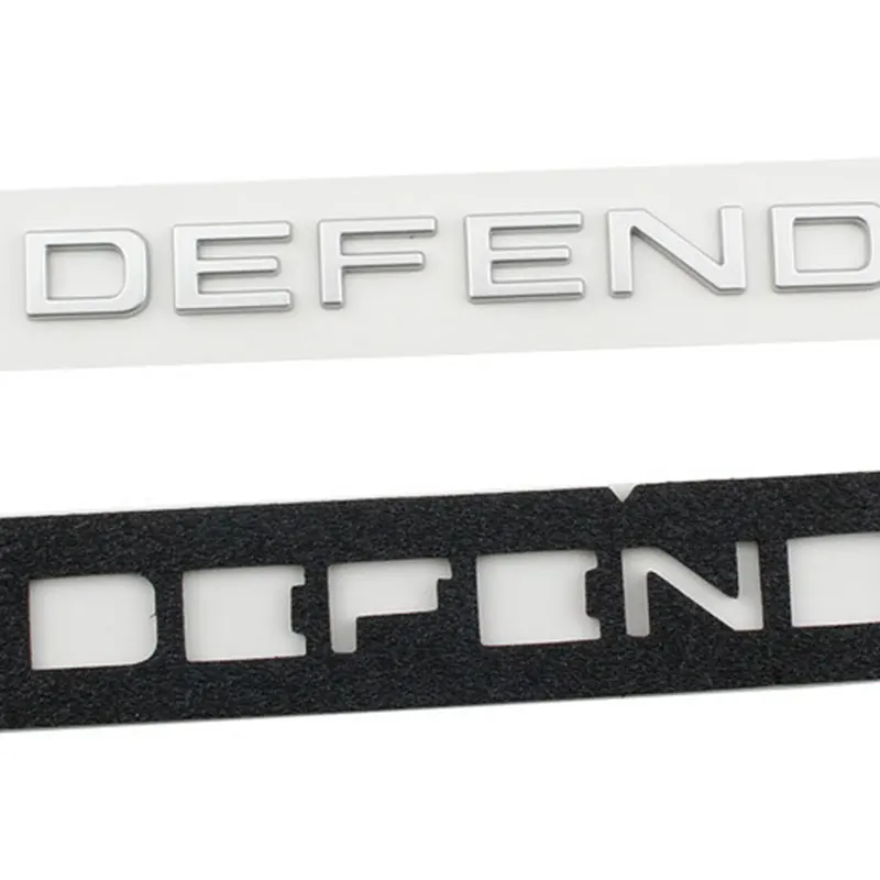Defender Letter Badge Car Stickers For Land Rover New Defender Cover ...