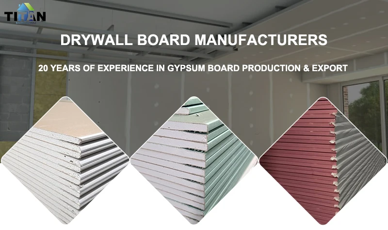 Laminas Yeso Hydrofuge Gip Gypsum Board Ba13 Plasterboard