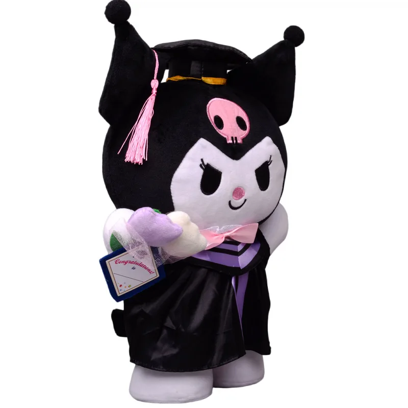 Cute Cartoon Kuromi Melody Graduation Bachelor Dress Doctoral Cap Dress ...