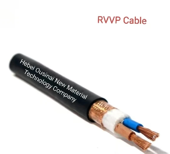 Shielded Control Cable RVVP Shielded Wire 2 /3 / 4 /5 /6 Core 0.3/0.5/0 ...