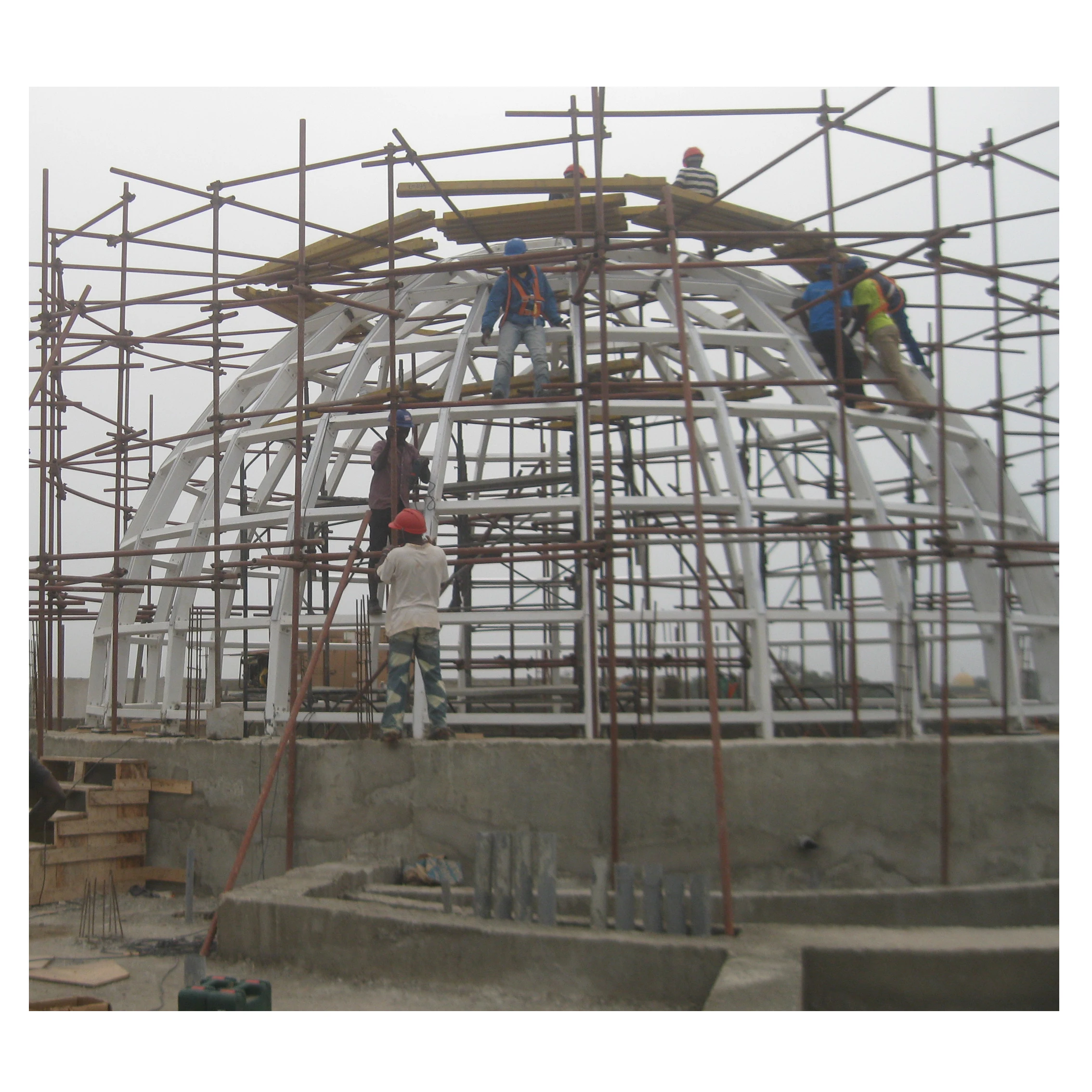 Good Quality Prefabricated Geodesic Steel Structure Glass Domes