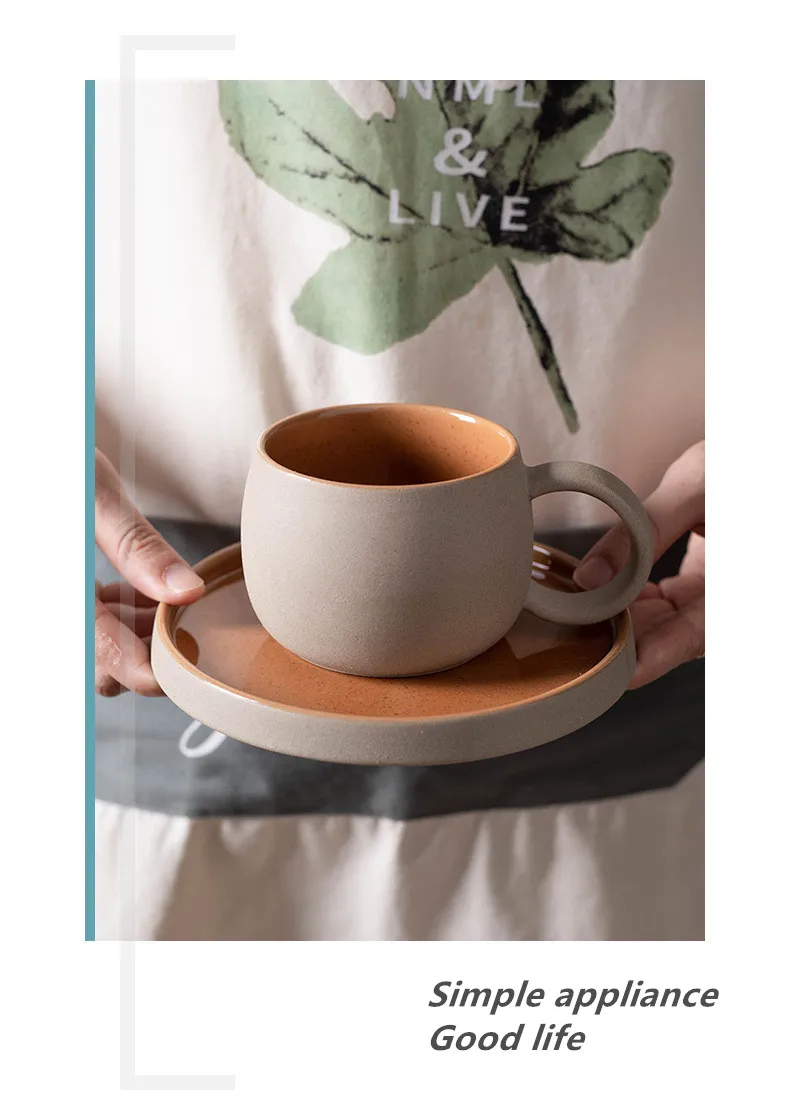 Harmony Ins Simple Vintage Japanese Pottery Modern Ceramic Coffe Cup