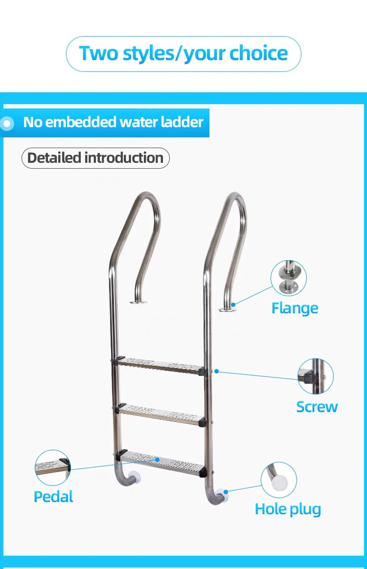 304 Stainless Steel Pool Ladders - Durable & Safe