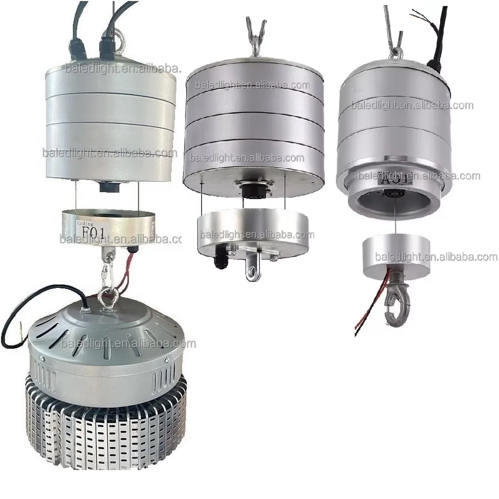 Single double triple wires 15meter 5kg 10kg 13kgs high ceiling lamp grow bay light remote ...
