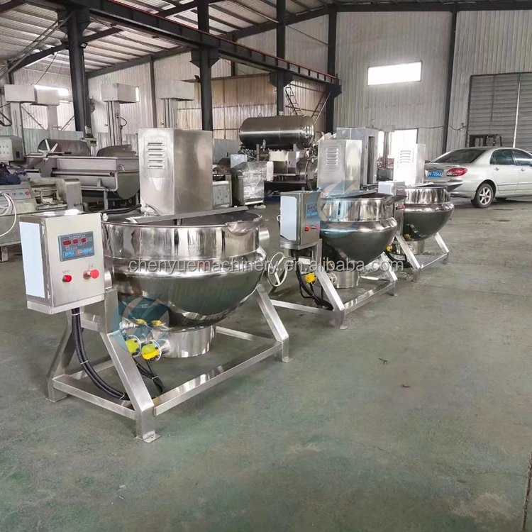 Industrial Steam Jacketed Kettle Electric Jacketed Cooking Mixer ...