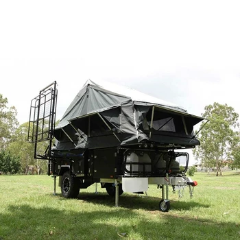 Luxury Off Road Top Folding Camper With Waterproof Tent For Outdoor ...