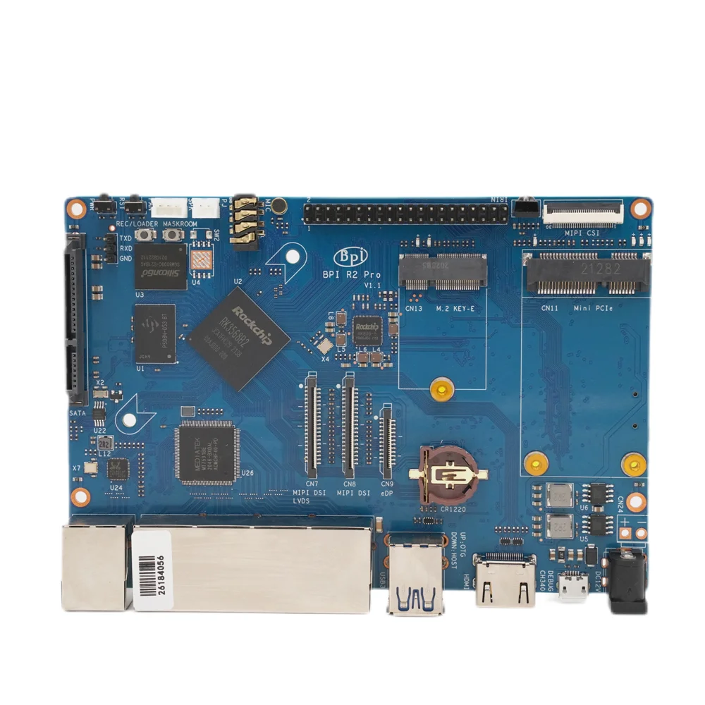 RK3568 Banana Pi BPI-R2 Pro Mini PCIE interface support 4G Ubuntu 21.04 ...