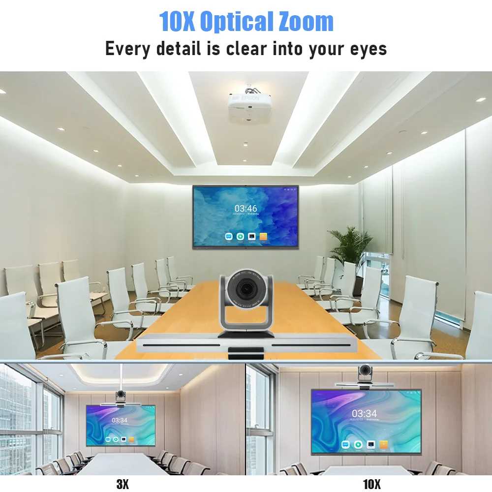 Professional 4k Video Conference System Ptz Camera All In One With 360 ...