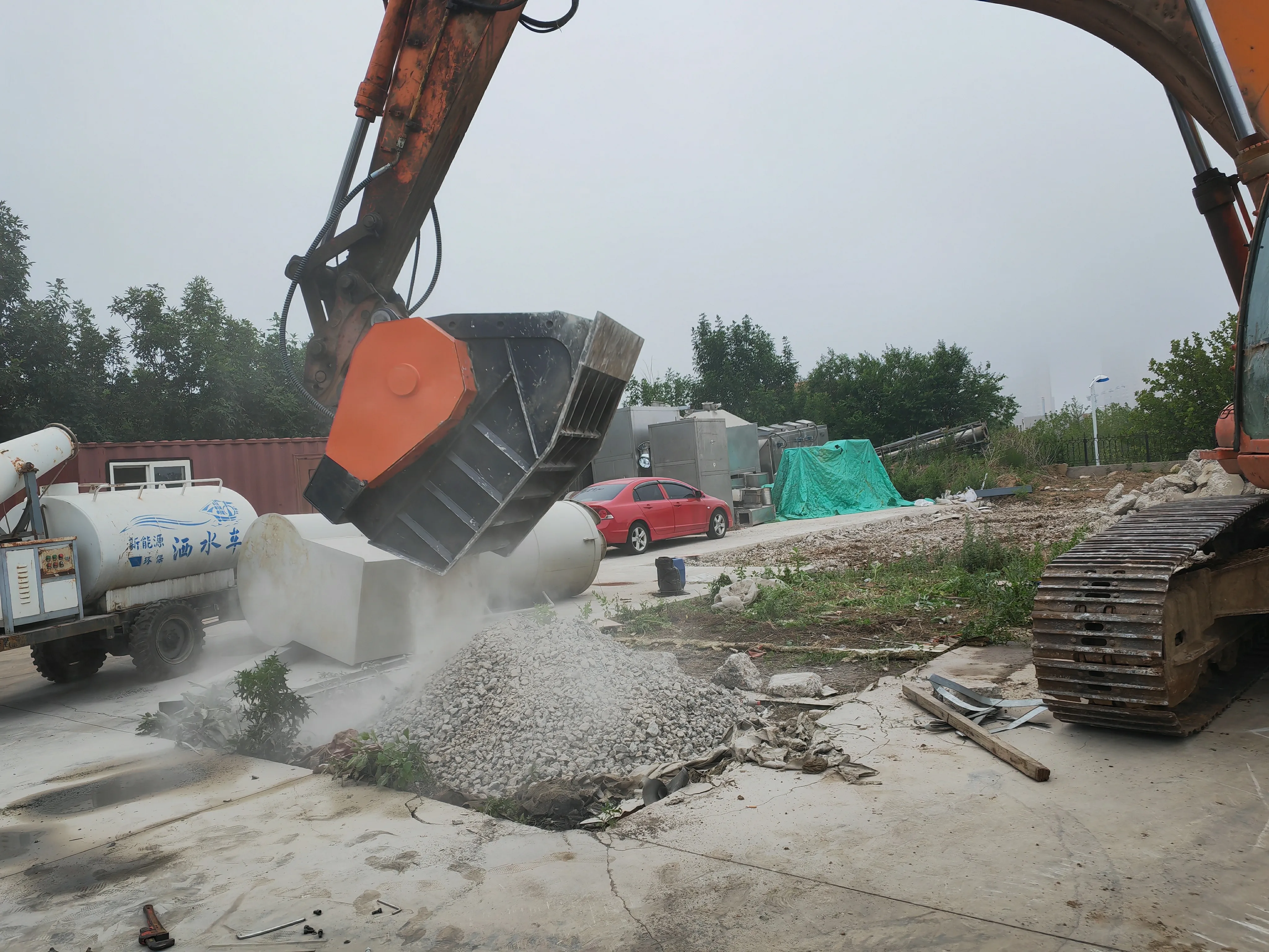 OEM Fast Delivery 20-30 Tons Excavator Hydraulic Crusher Bucket for ...