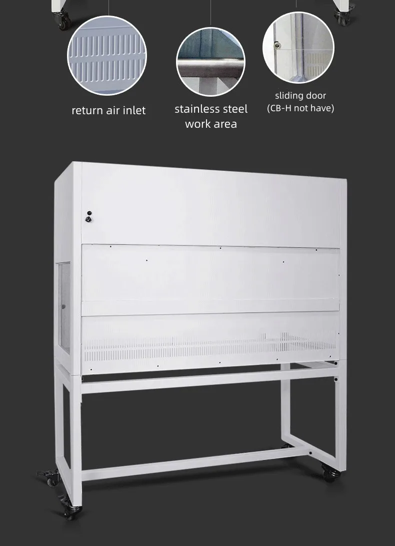 Horizontal Laminar Flow Hood New Laboratory Microbial Bacteria Tissue ...