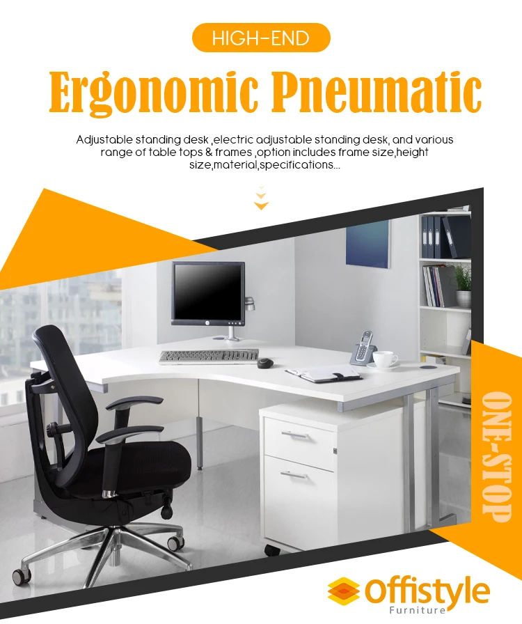 Adjustable Rolling Pneumatic Hydraulic Lift Laptop Desk