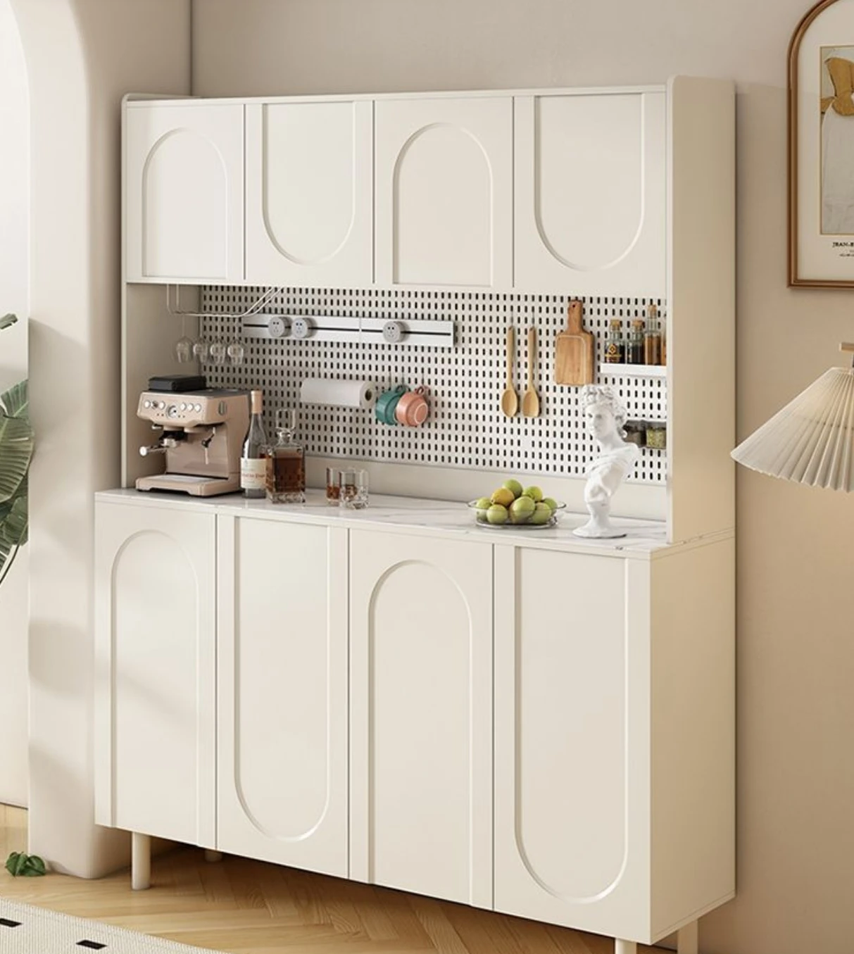 Sideboard cabinet wall multi-functional tea cabinet storage locker ...