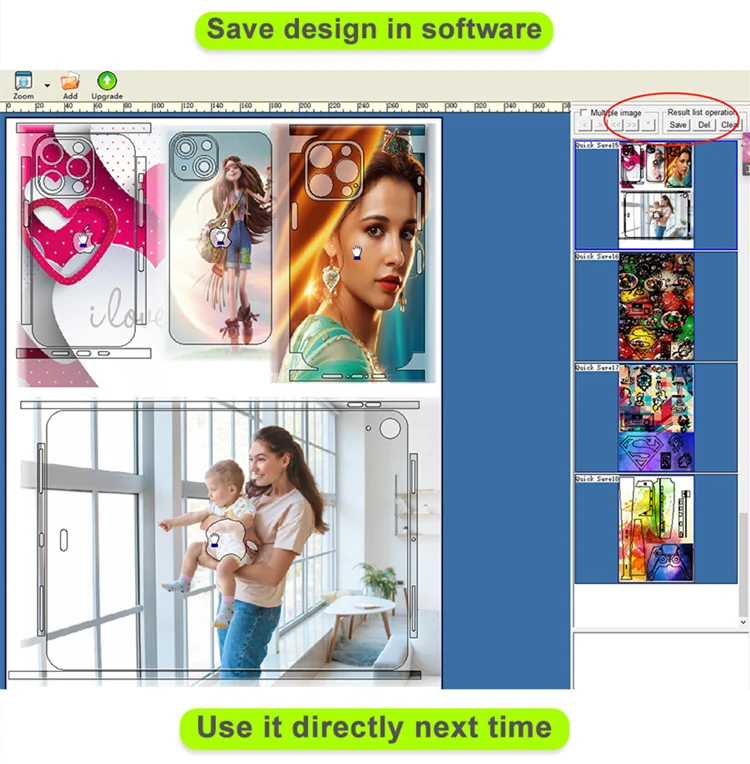 Software DIY Mobile Phone Skin - Customizable Stickers