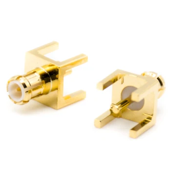 Rf Coax Straight Female Mcx Smd Connector For Surface Pcb Panel Mount ...