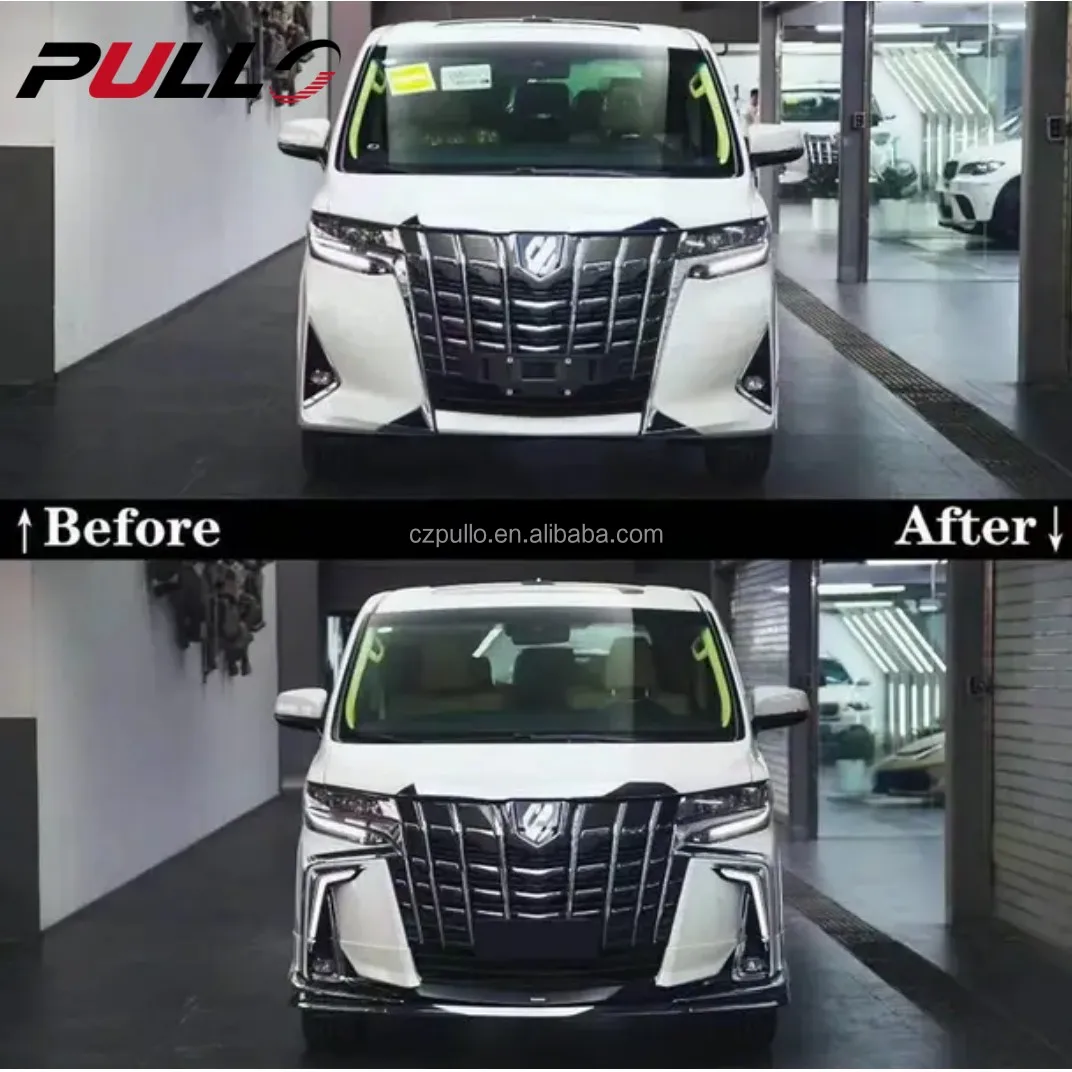 Body Kit For Toyota Alphard 2018-2022 Change To Modelista Model Small ...