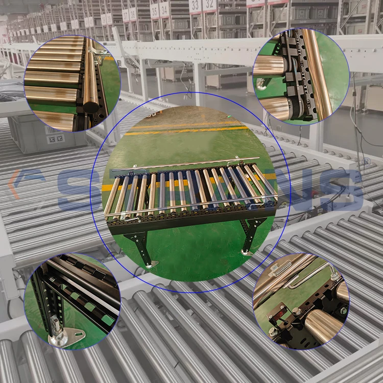 Factory Stock Standard Size Roller Conveyor Logistics Conveyor for ...