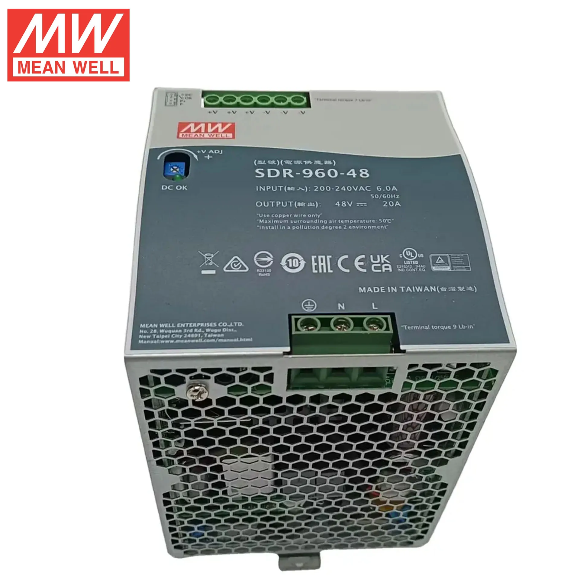 Bộ Đổi Nguồn Meanwell SDR-960-48 – Công Xưởng Máy - Vật Tư Công Nghiệp