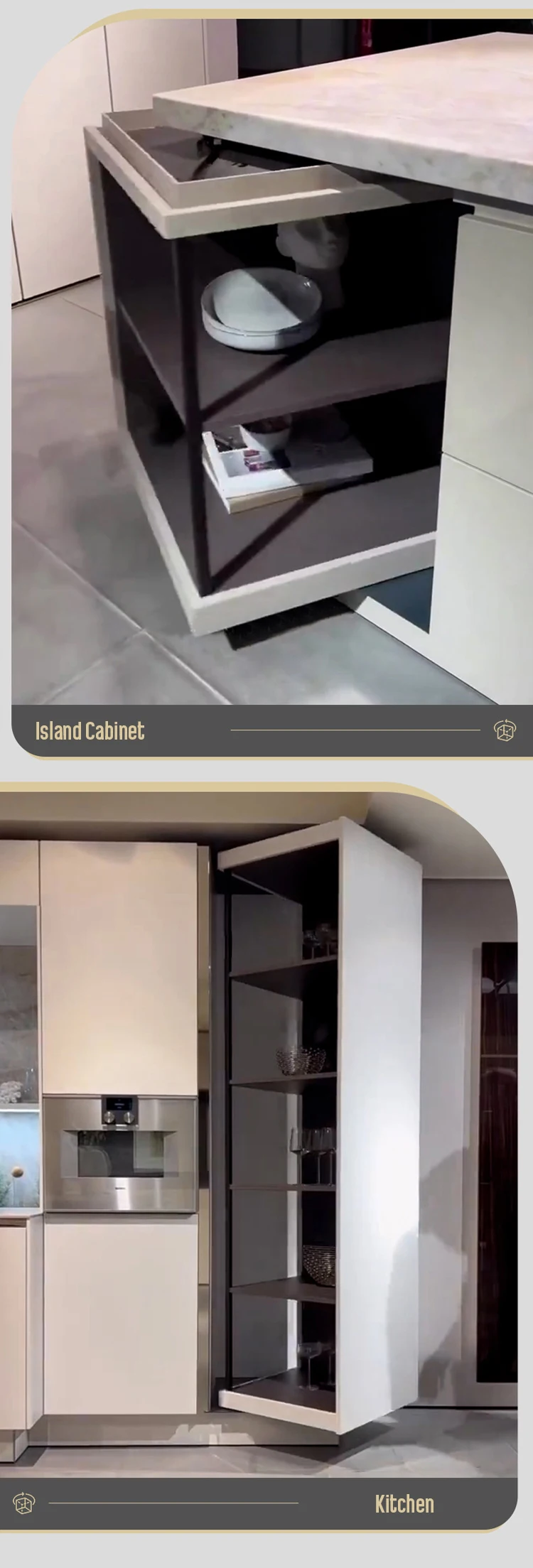 360 Degree Rotating Corner Cabinet for Bathroom & Kitchen Storage ...