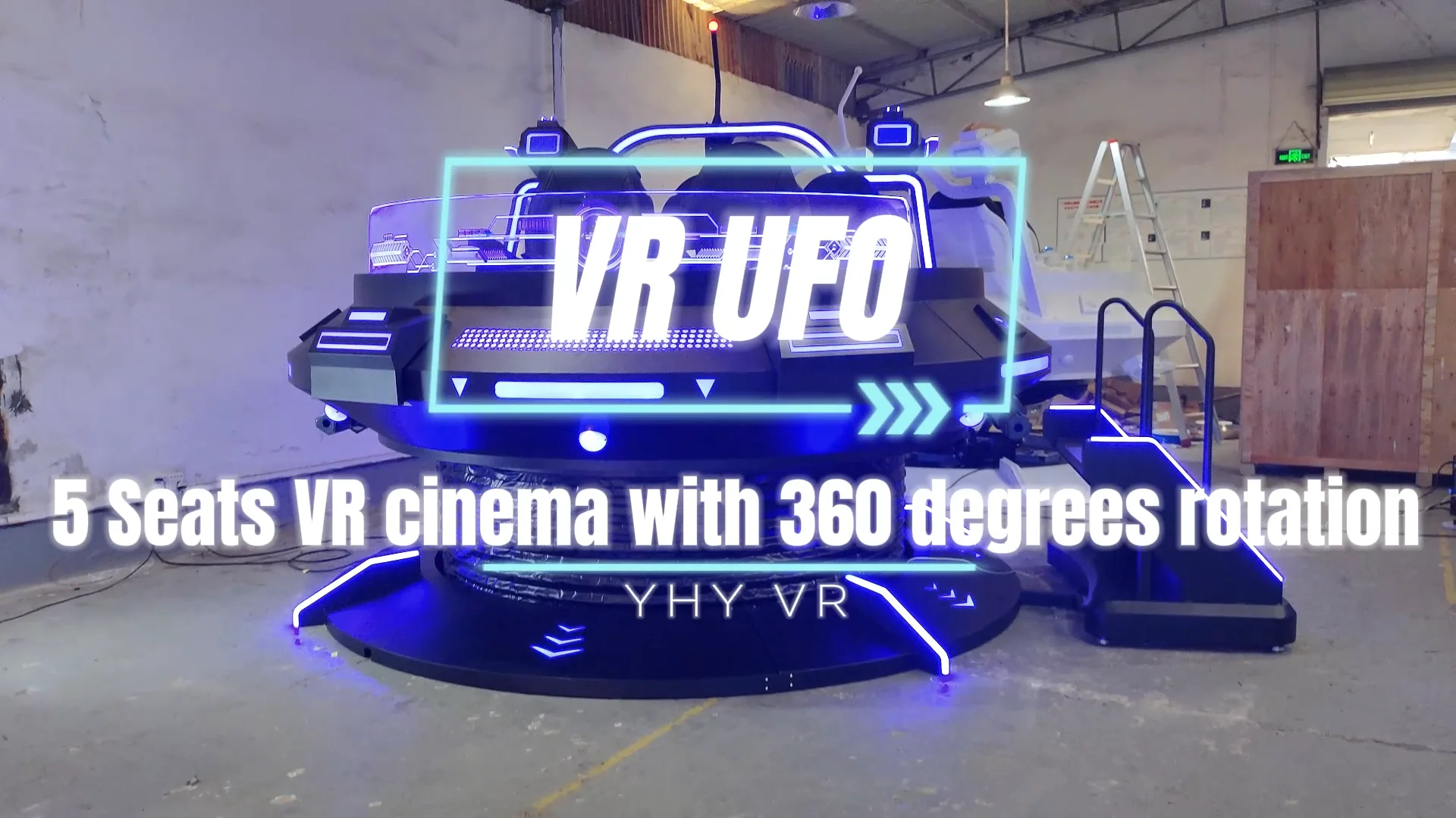 New 2024 Vr Ufo 9d Vr 360 Degree Rotation Gaming Simulator Dynamic 9d Movies Cinema With 3d ...