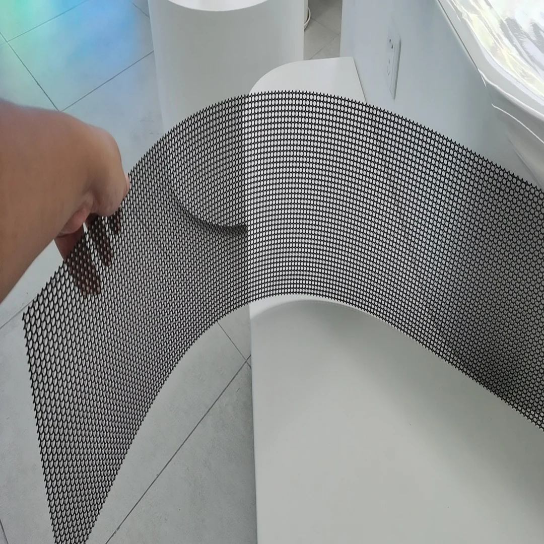 Led Holographic Invisible Transparent Screen Install on Glass Player 3d ...