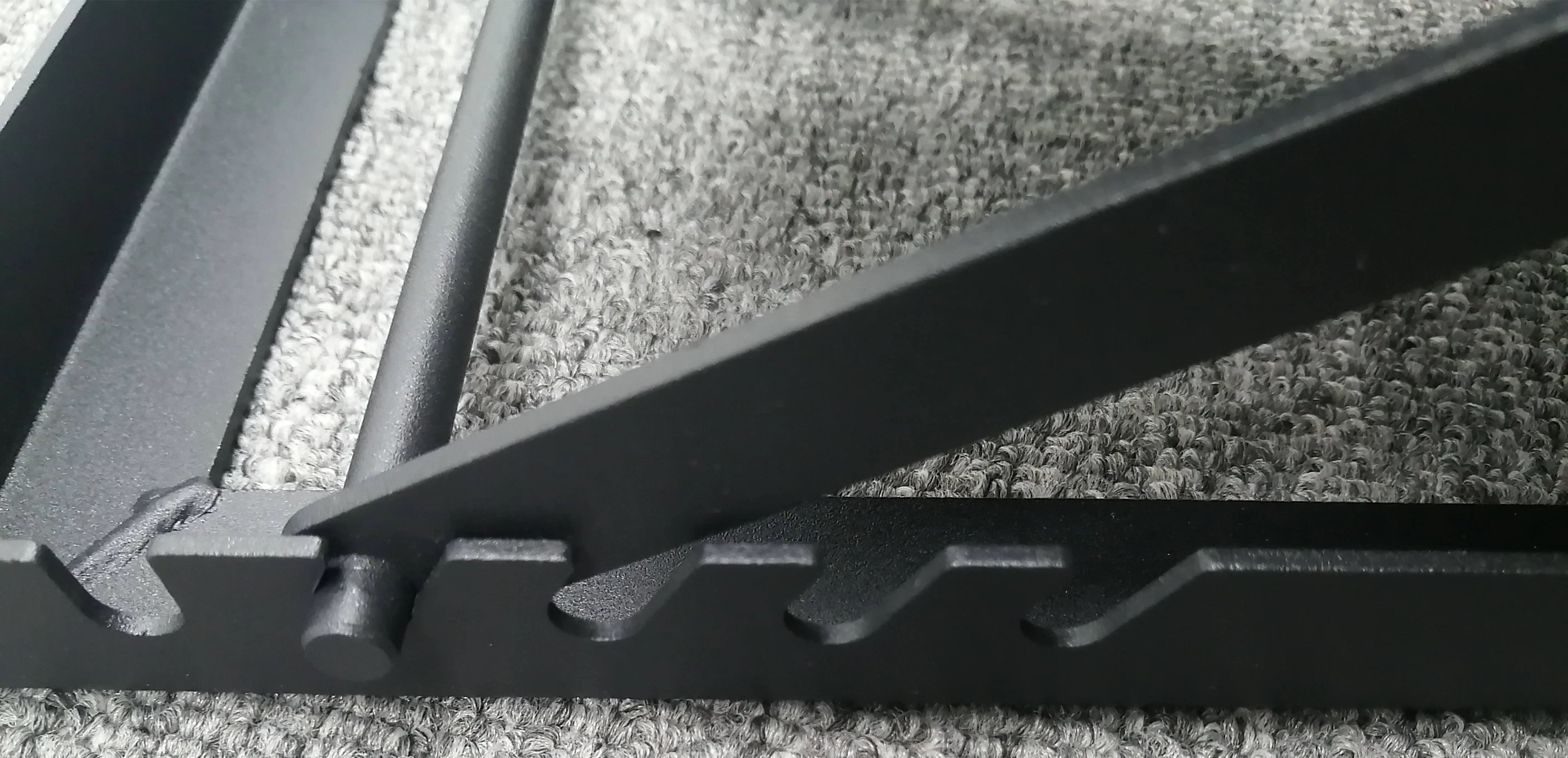 Wellshow Height Adjustable Steel Squat Wedge Set Anti-slip Slant Board ...