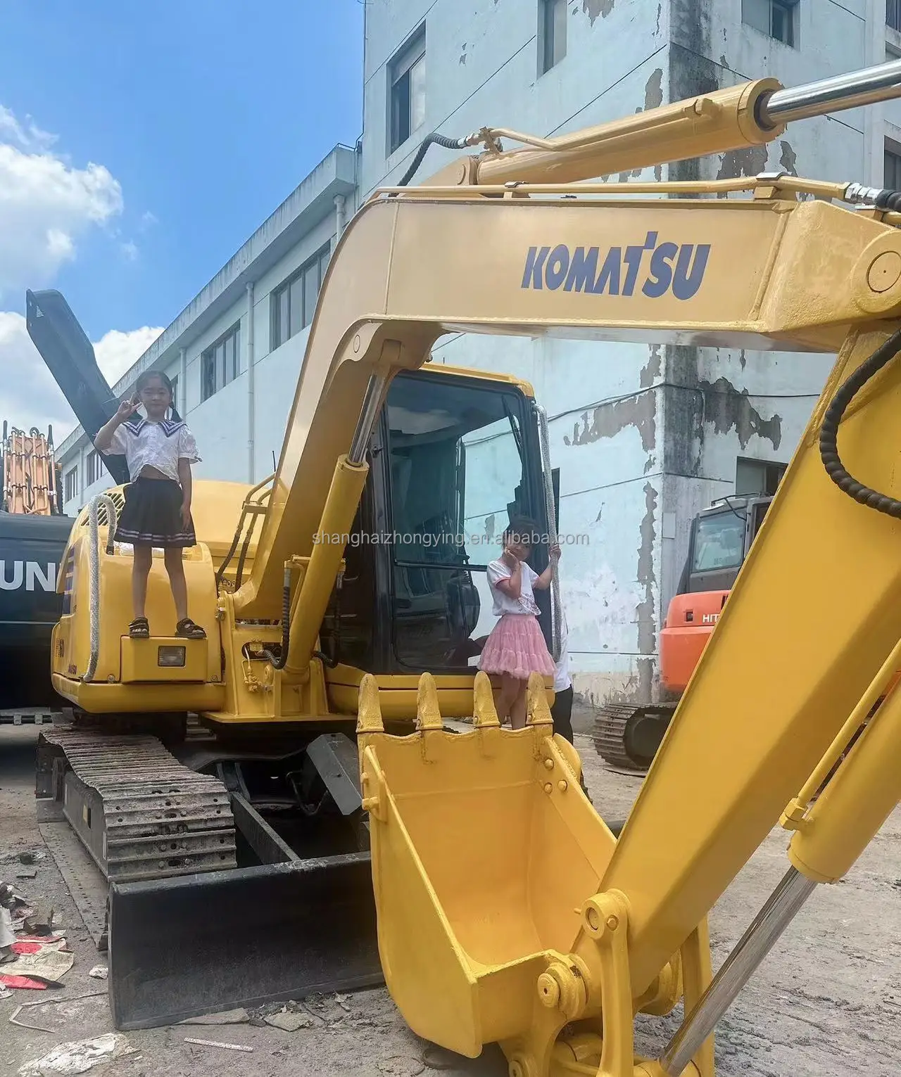 Mini Komatsu Excavator Micro Excavator Komatsu Pc60-7 Pc55 Pc56 Pc70-8 ...