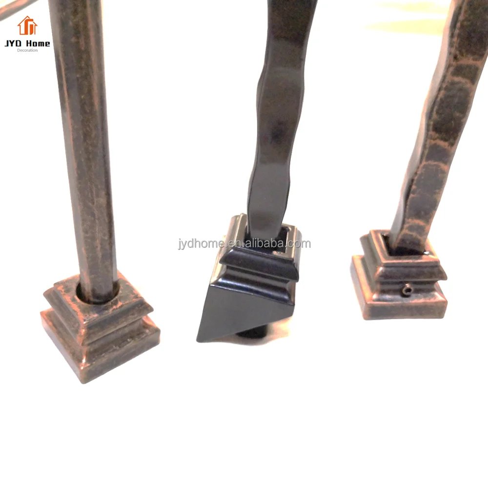 9/16" Hammered Iron Balusters Indoor Stair Forged Metal Spindles - Buy ...