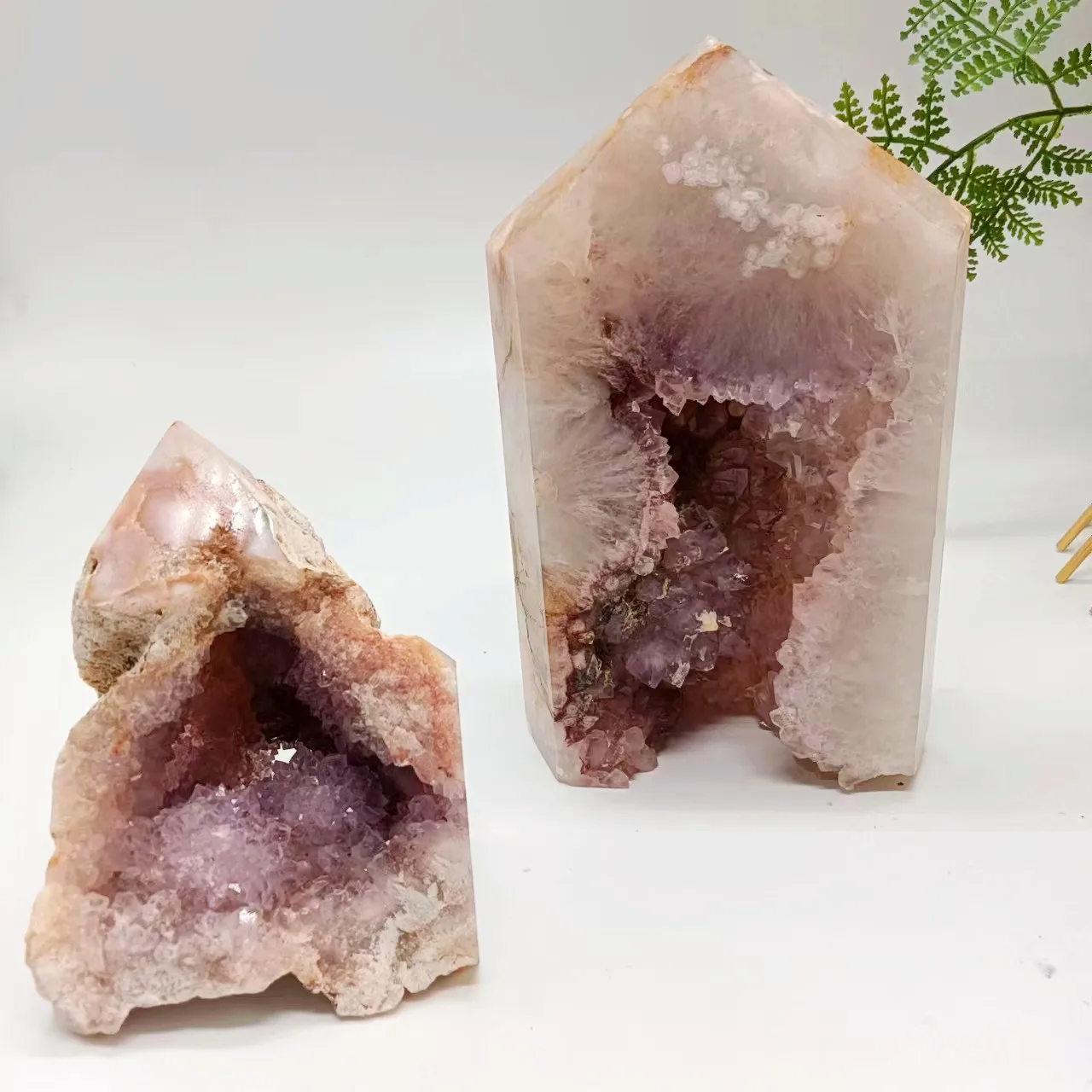 Wholesale Bulk Gemstone Tower Rough Large Pink Amethyst Tower Healing ...