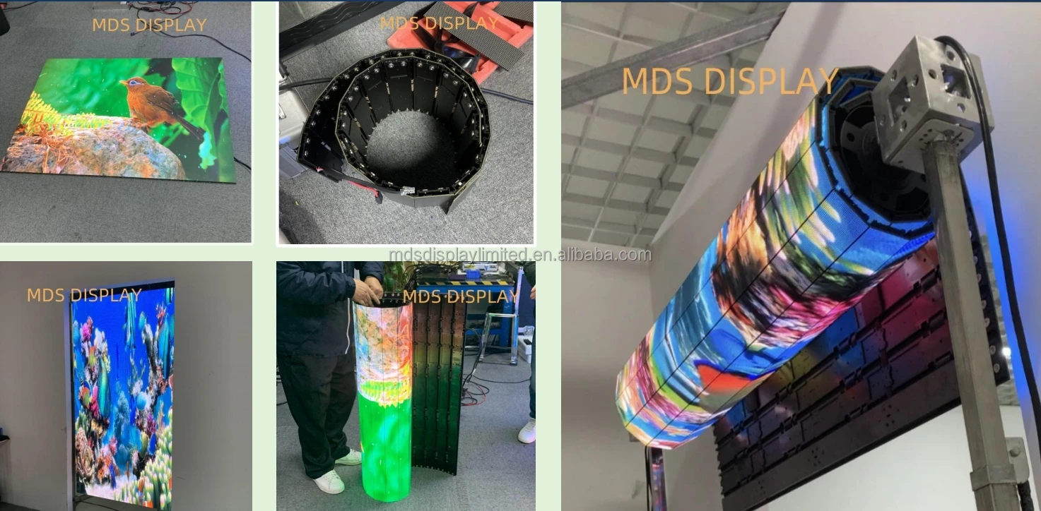 Portable Roll-Up LED Screens P1.2 P1.5 P1.9 for Indoor Exhibitions ...