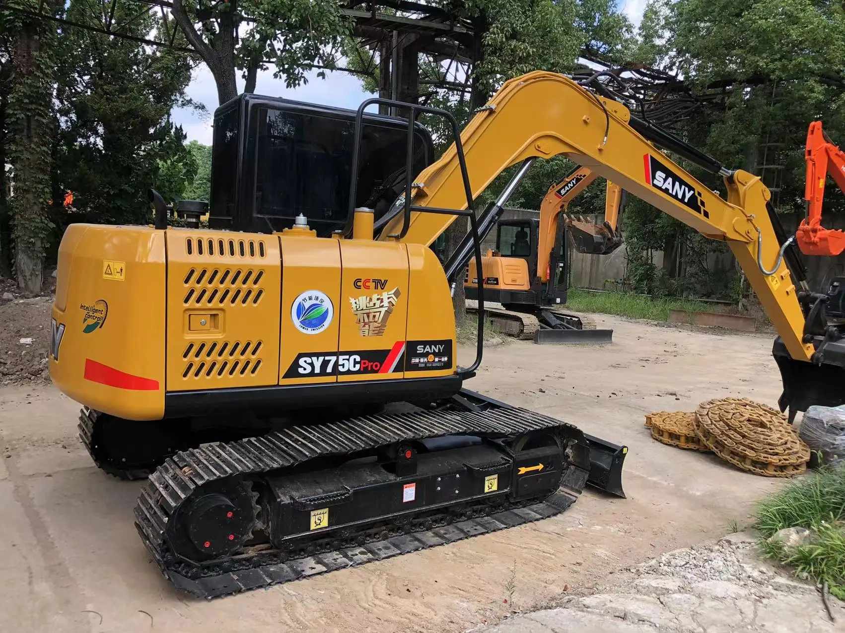 Good Quality Cheap Price Sany Sy75cpro Used Excavator 7ton Mini Garden Construction Sy75c Sy75 ...