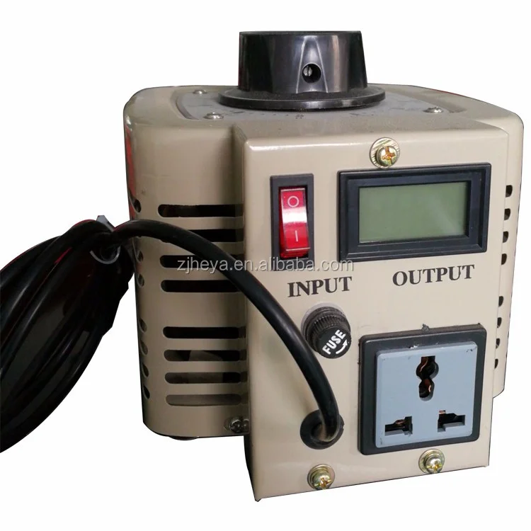 Tdgc2 Variac Transformer 0.5kva Single Phase Manual Type 220v Ac Output Voltage Stabilizer For ...