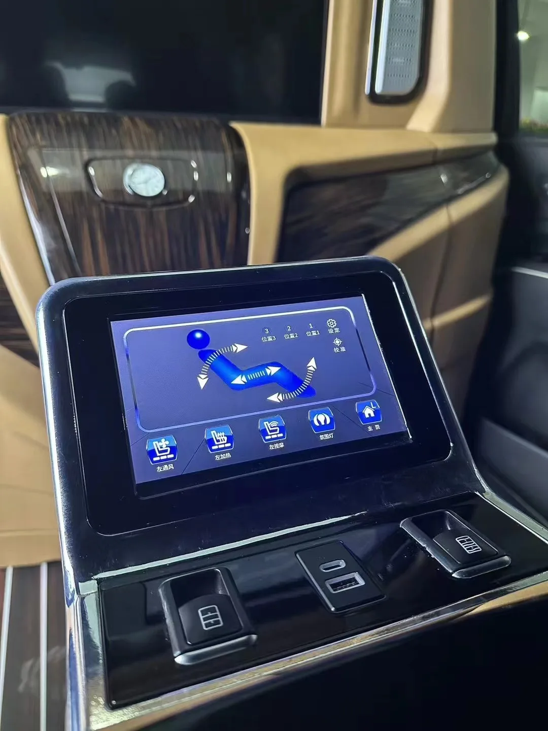 Escalade Interior Upgrade Kit Luxury Design VIP Seat With Partition TV ...