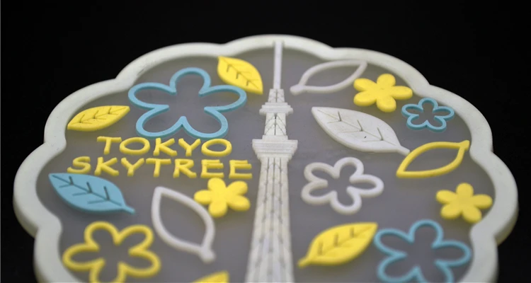 Custom Glitter Transparent Coasters - Sustainable & Stylish