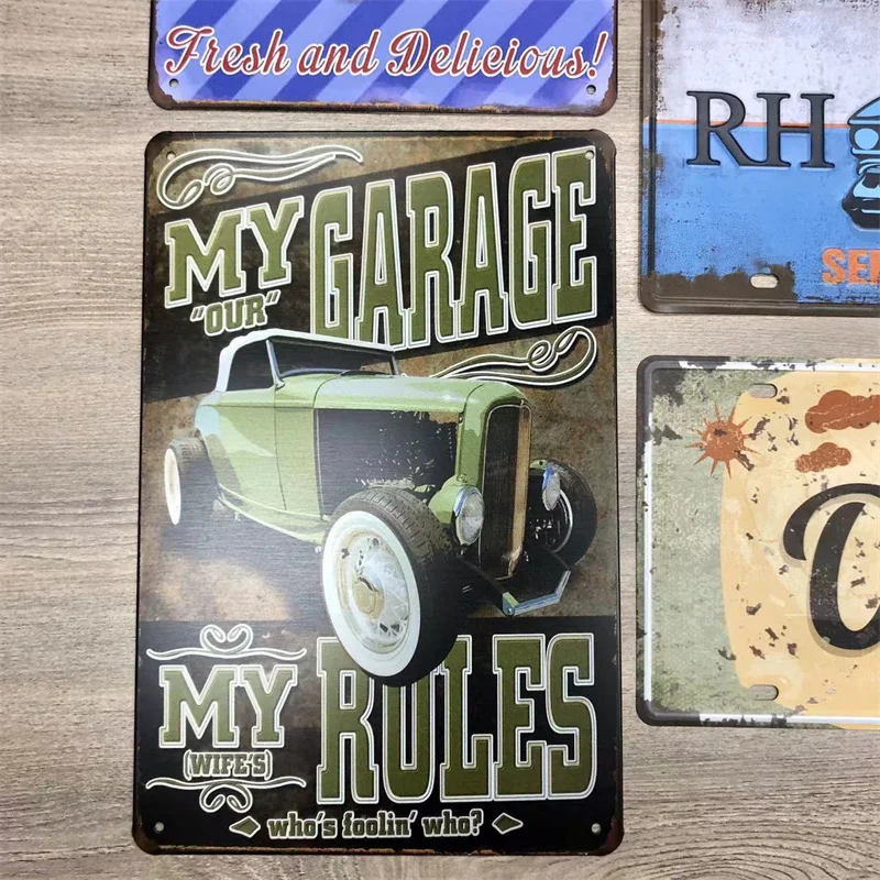 Custom Design Embossed Metal Sign Vintage Metal Sign Retro Metal Poster ...