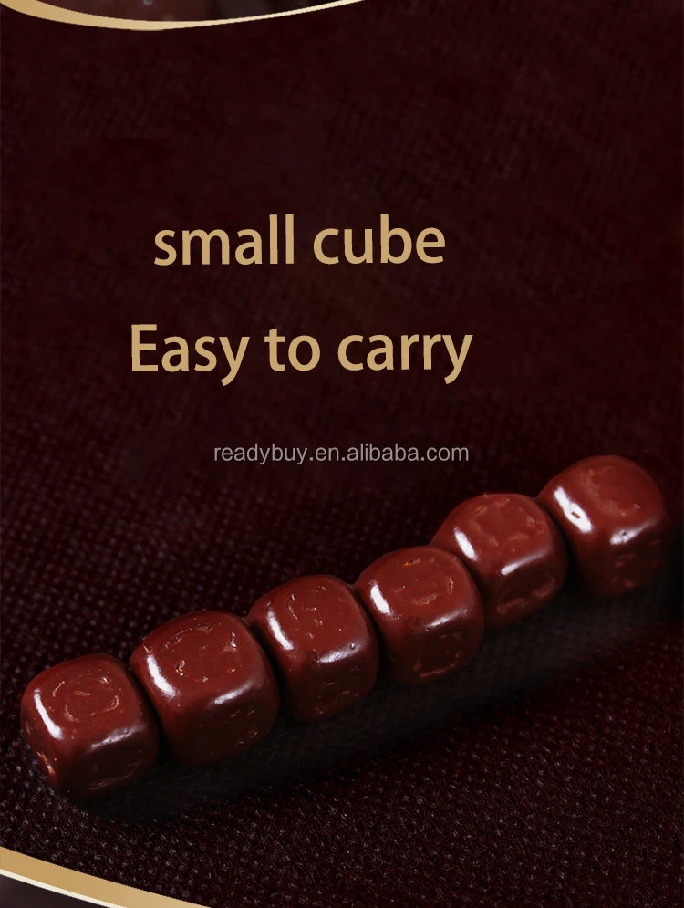 Korean Lotte Black Chocolate Cube 90g Exotic Snack With 56% Cocoa Beans ...
