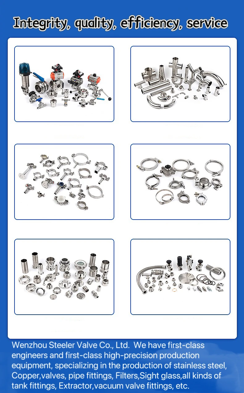 Stainless Steel 304 316 Sanitary Vacuum Clamp Single Pin Clamp - Buy ...