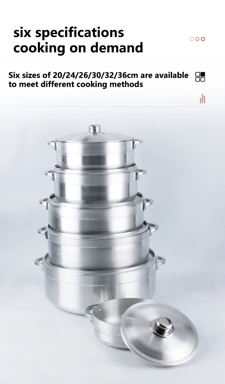 12pcs Cookware Set - Best Selling Aluminum Pots & Covers