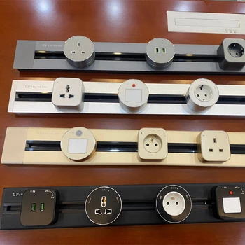 Electric Socket Wall Usb Outlet Removable Power Track For Home /hotel ...