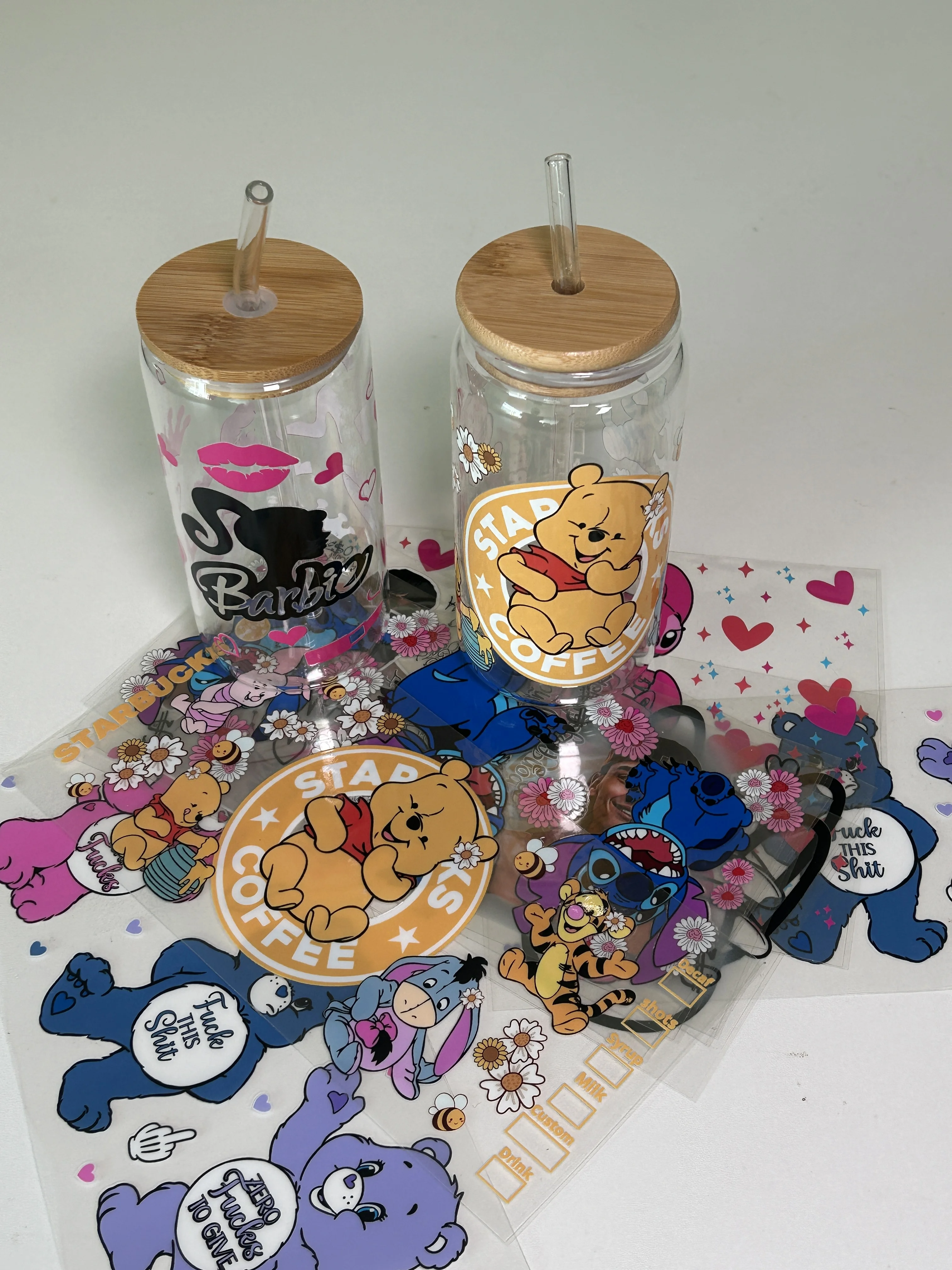 Luxury Designs Dtf Logo Transfer Stickers Little Size Dtf Cup Wrap ...