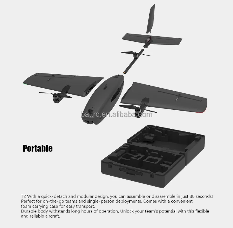 T2 CRUZA VTOL Foam RC Planes - 1200mm Wing Span PNP