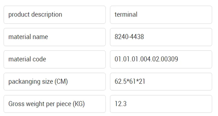Terminal Connector 8240-4338 Connectors Terminals Conector Accessories ...