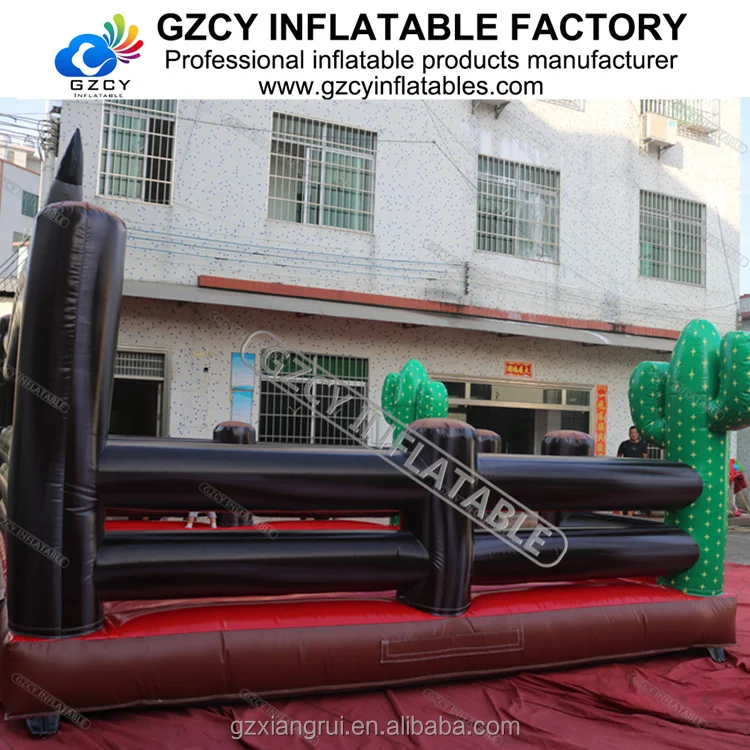 Commercial Inflatable Mechanical Bull Rodeo Game For Kids And Adults ...