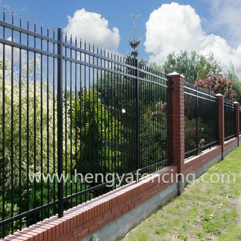 Durable and Stylish Metal Picket Fence - Galvanized Steel