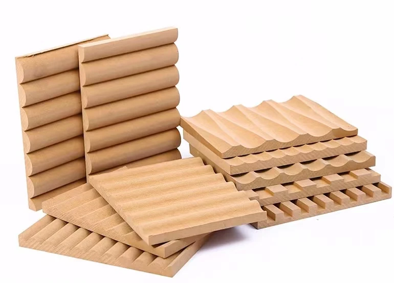 Flexible Fluted MDF Wave Wall Panel - Decorative Building Material