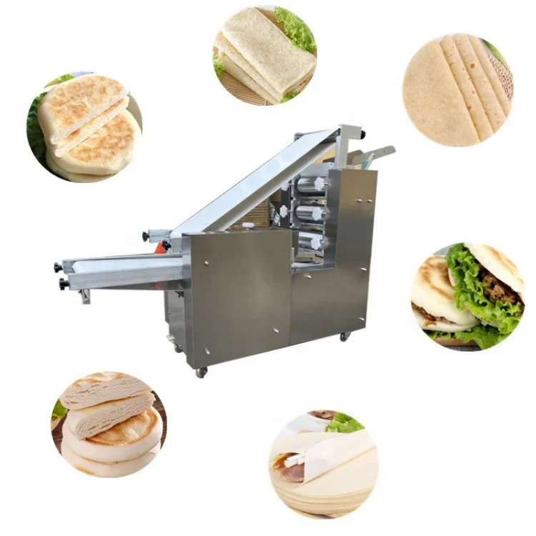 Arabic Pita Bread Roti Maker Paratha Naan Flat Bread Production Line 5 ...